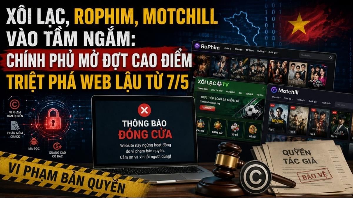 Xôi Lạc, Rophim, Motchill vào tầm giám sát: Chính phủ mở đợt cao điểm ...