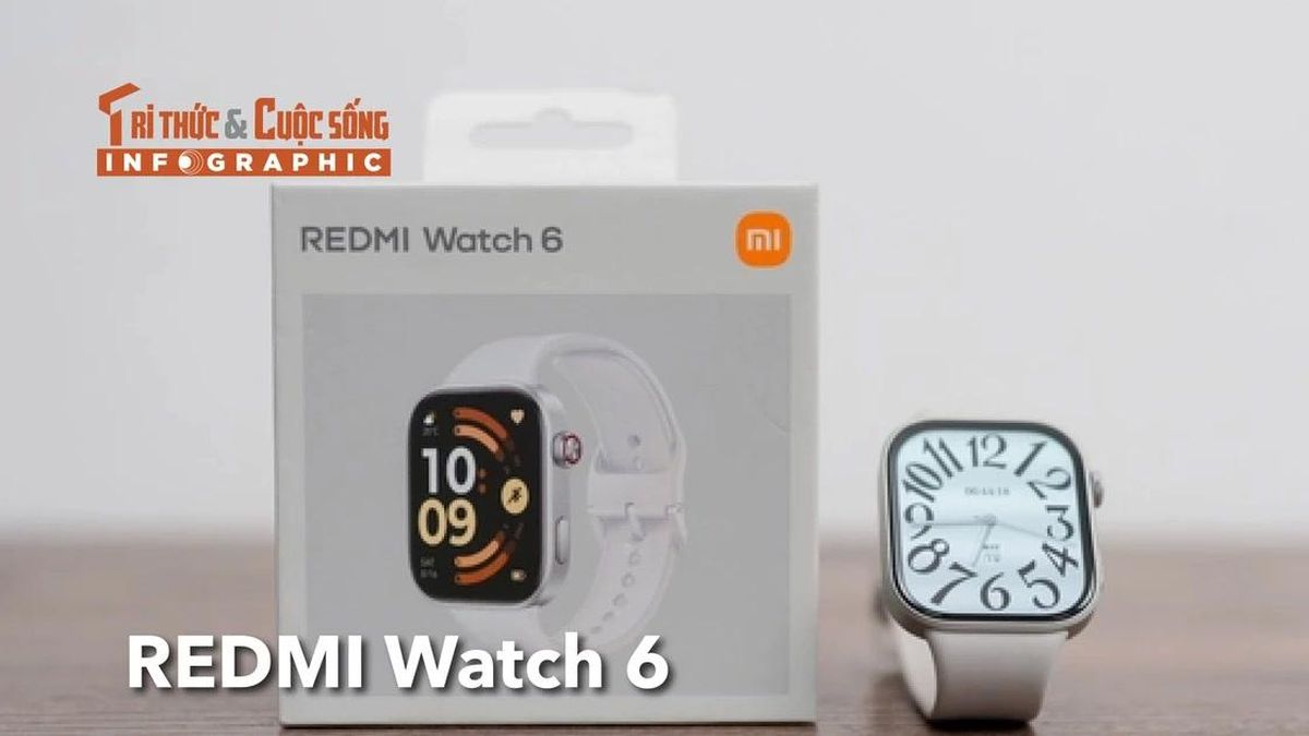 [INFOGRAPHIC] REDMI Watch 6 nâng cấp màn hình AMOLED, pin vẫn cực 'trâu ...