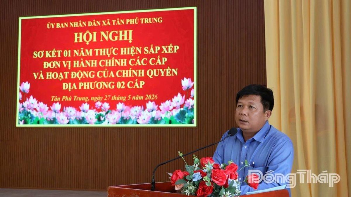 Tân Phú Trung: Sơ kết 1 năm thực hiện sắp xếp đơn vị hành chính và hoạt ...