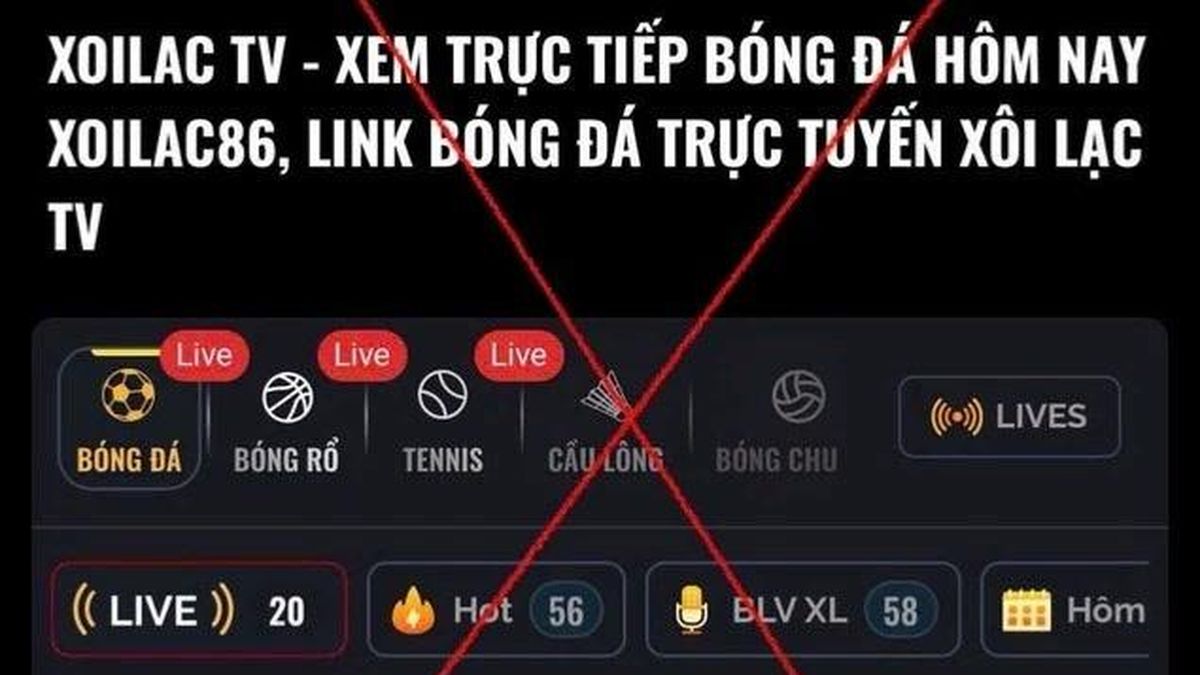 Bí mật phía sau những kênh bóng đá lậu Xôi Lạc TV, CakhiaTV, RakhoiTV ...