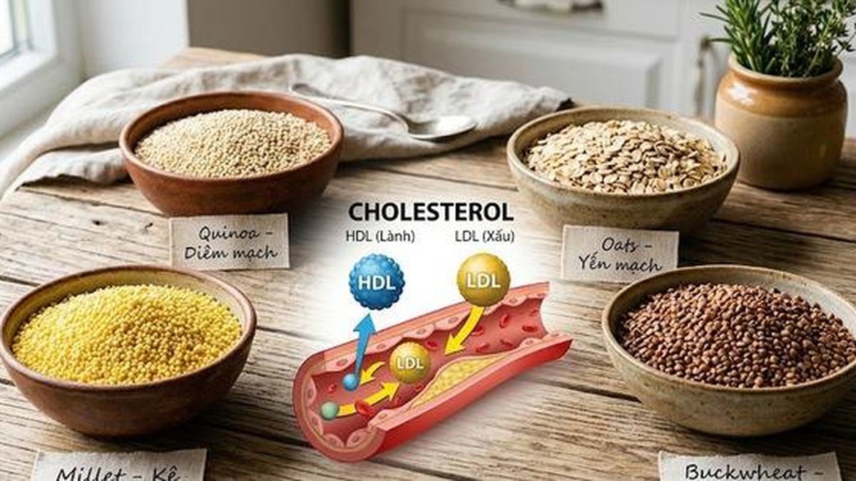 7 loại ngũ cốc nguyên hạt giúp cải thiện cholesterol - Báo Sức Khỏe ...