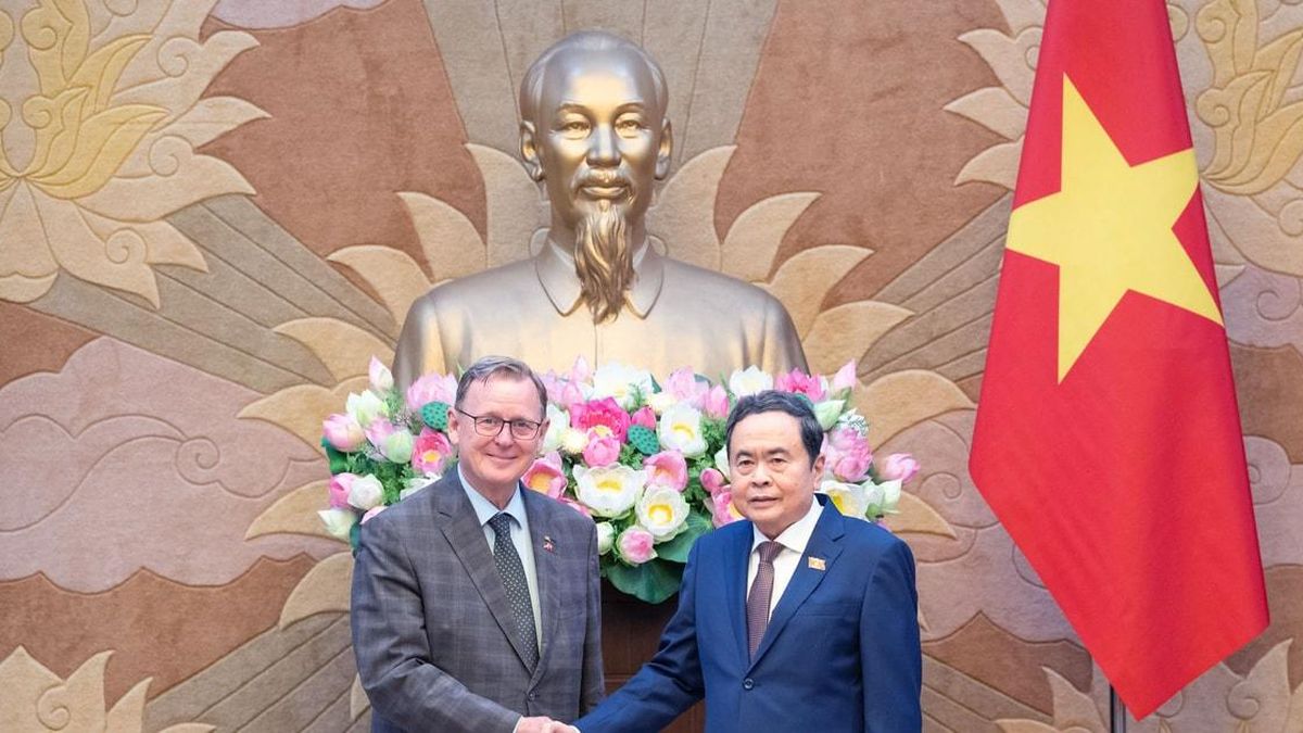 Chủ tịch Quốc hội Trần Thanh Mẫn tiếp Phó Chủ tịch Quốc hội Cộng hòa ...