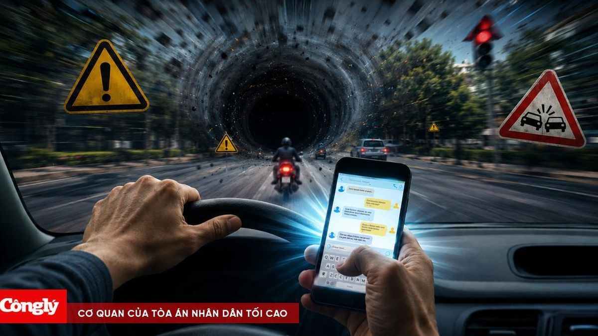 Khi màn hình điện thoại tạo ra những 'điểm mù' sau tay lái - Báo Công Lý