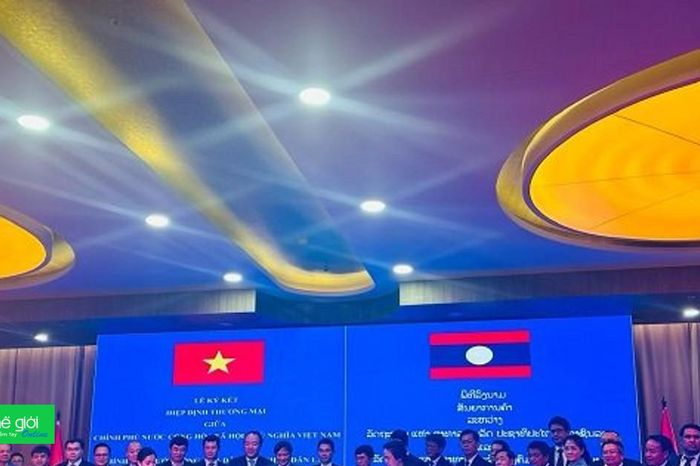 Chính thức ký Hiệp định Thương mại Việt Nam - Lào mới - Tạp chí Một Thế ...