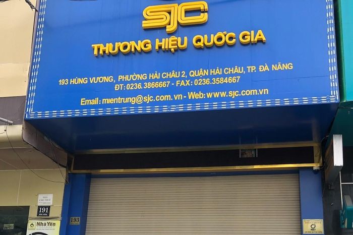 Vàng SJC ra thông báo mới về 3 chi nhánh đóng cửa đột ngột ở Đà Nẵng ...