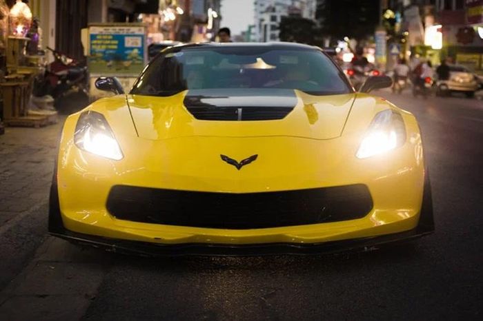 'Tóm gọn' Chevrolet Corvette C7 độ cánh gió khủng tại Hà Nội - Báo Tri ...