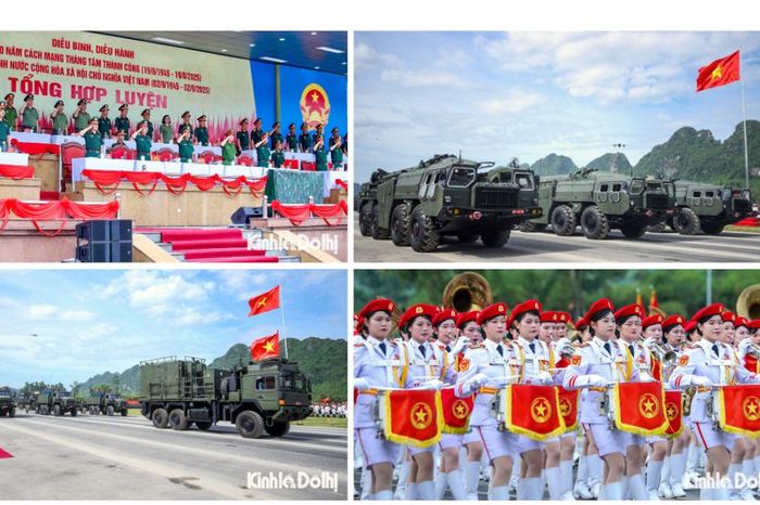 Mãn nhãn màn Tổng hợp luyện diễu binh, diễu hành nhân kỷ niệm 80 năm ...