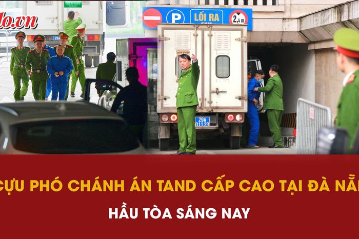 Hình ảnh đầu tiên trước phiên xử 2 cựu phó chánh án TAND Cấp cao Đà ...