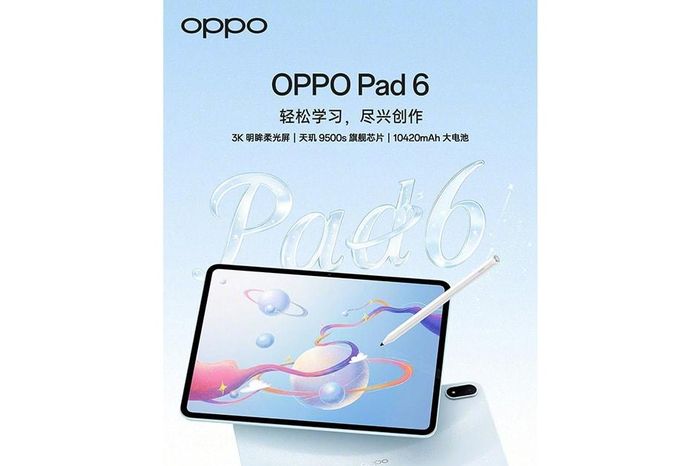 OPPO chuẩn bị ra mắt máy tính bảng Pad 6 màn hình 3K và phụ kiện selfie ...