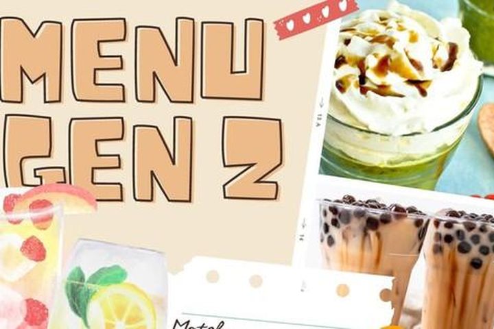 Menu Gen Z dạo này lạ lắm: Matcha 'xay nhầm ánh mắt anh', trà đào cam ...